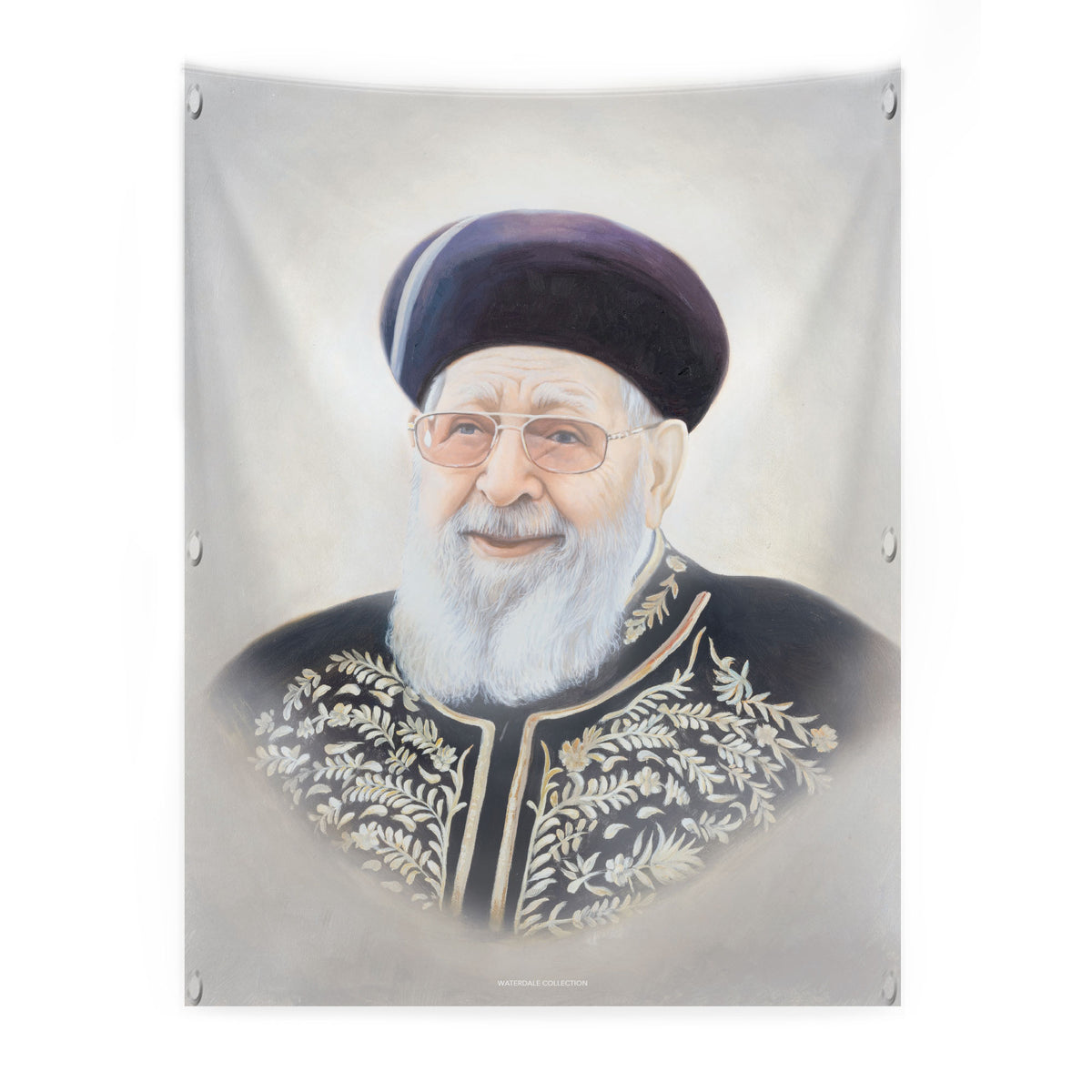 Vinyl Print Sukkah Decoration- Light Painted Rav Ovadia Yosef 18X24 ...